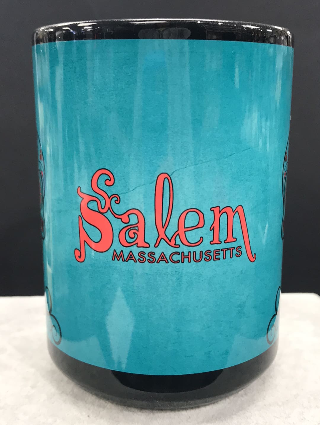 Salem Sugar Skull Ceramic Mug (blue)