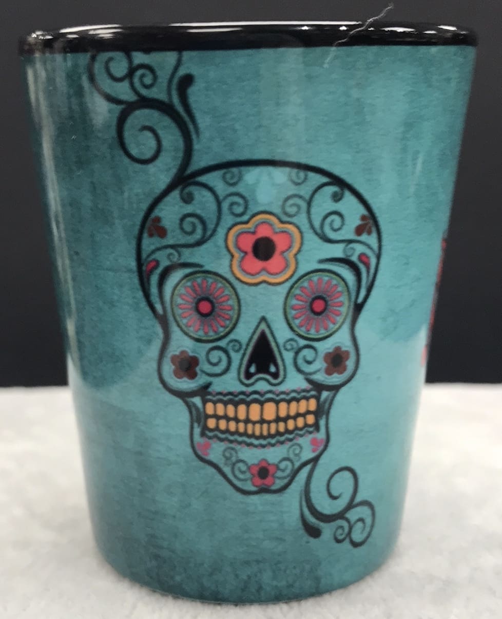 Salem Sugar Skull Shot Glass